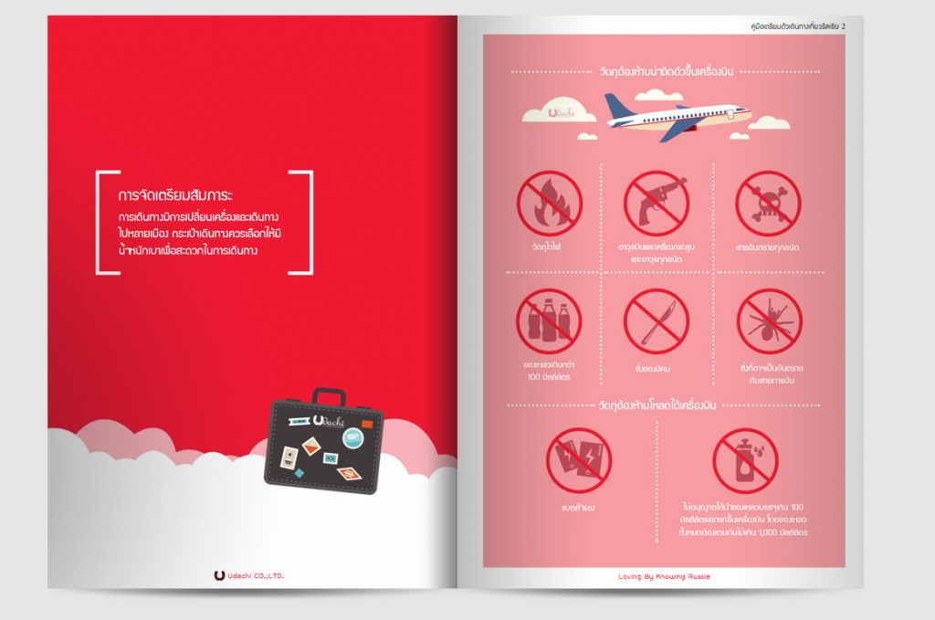 ออกแบบหนังสือคู่มือเดินทางรัสเซีย ขนาด A5 - UzaWeb ยูซ่าเว็บ : ทำเว็บไซต์ wordpress ออกแบบ ...