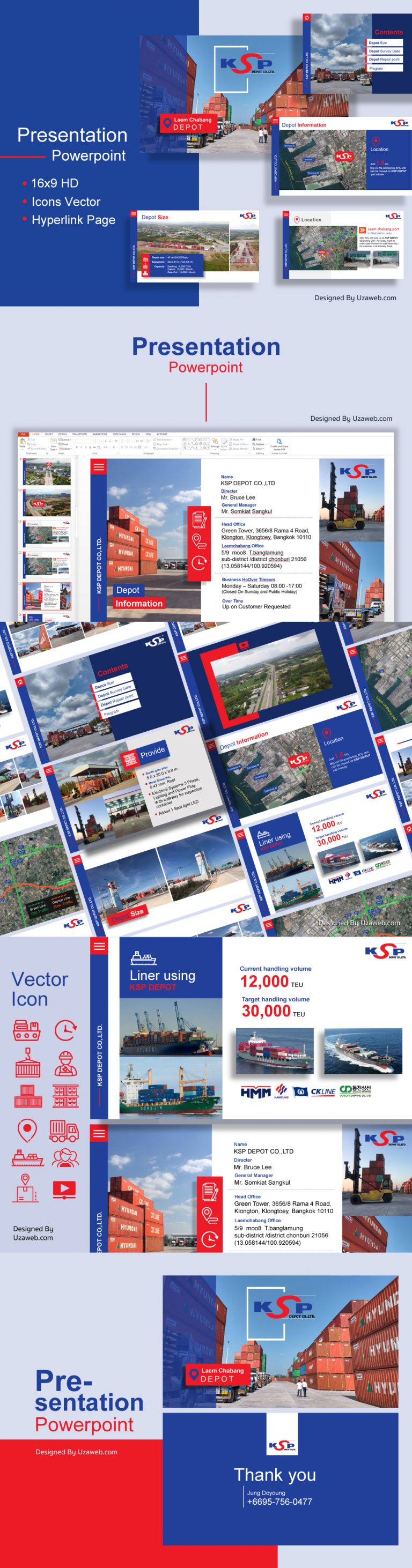 ผลงานออกแบบ Presentation Powerpoint - UzaWeb ยูซ่าเว็บ : ทำเว็บไซต์ wordpress ออกแบบกราฟฟิก แบรน ...